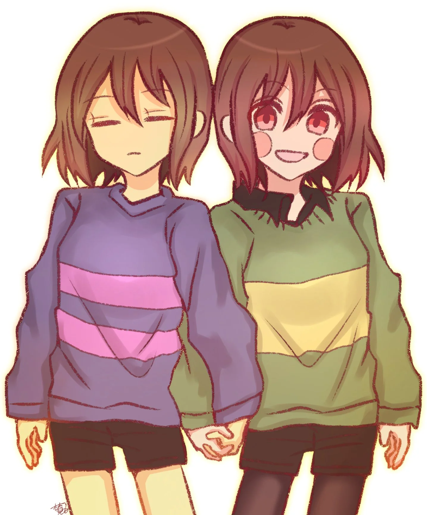Chat with Frisk and Chara | game fictional