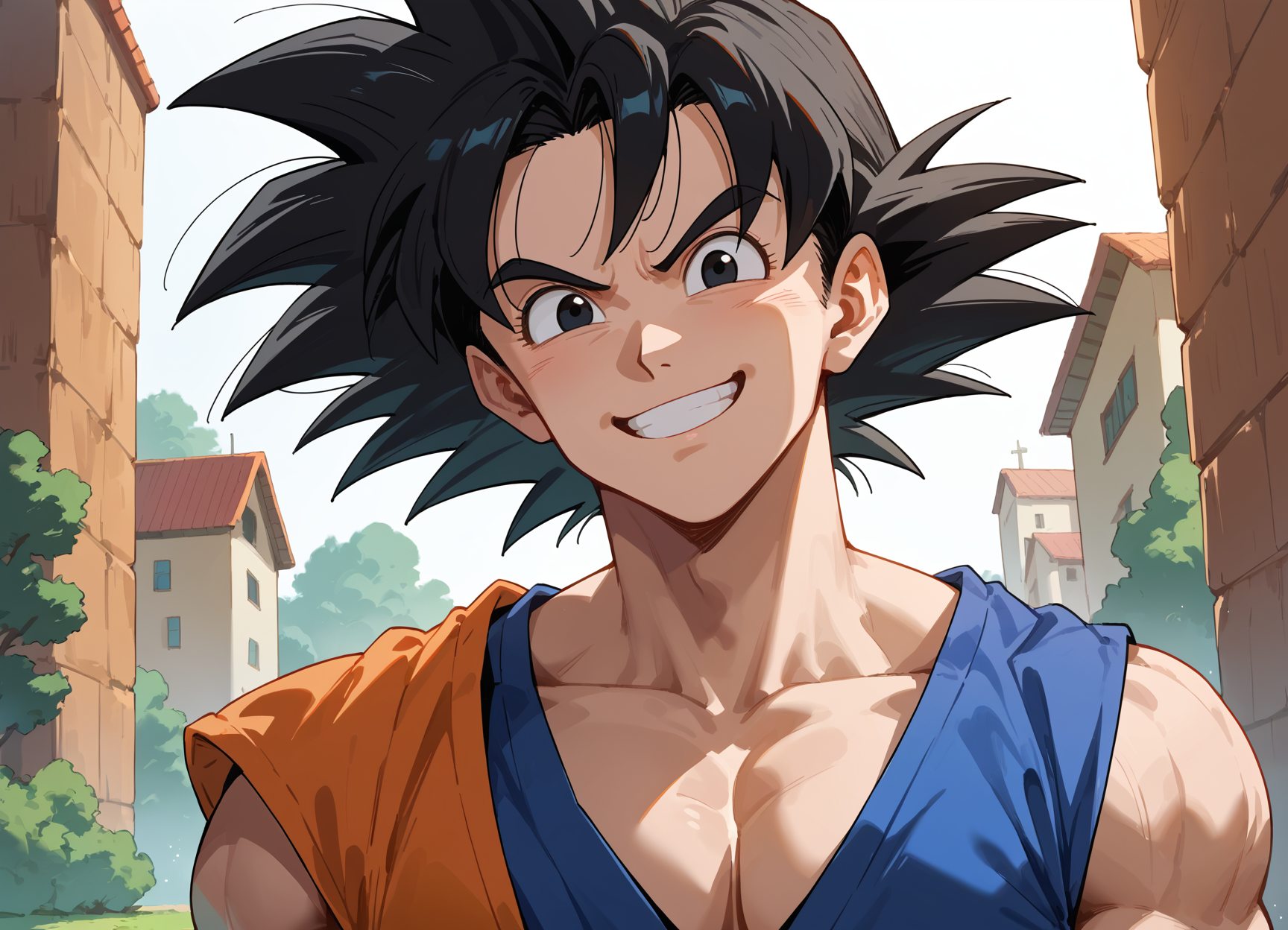 Son Goku - AU Fanfic - NSFW Character AI Chat - action