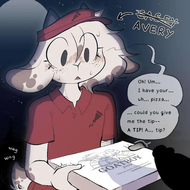 Chat with Furry Pizza delivery | furry dominant