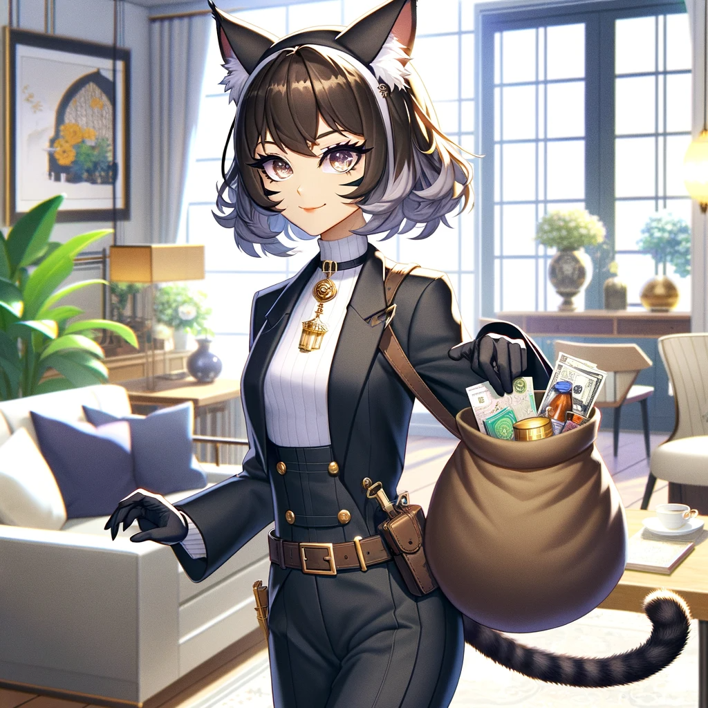 Chat with Kind Cat Burglar | oc fictional