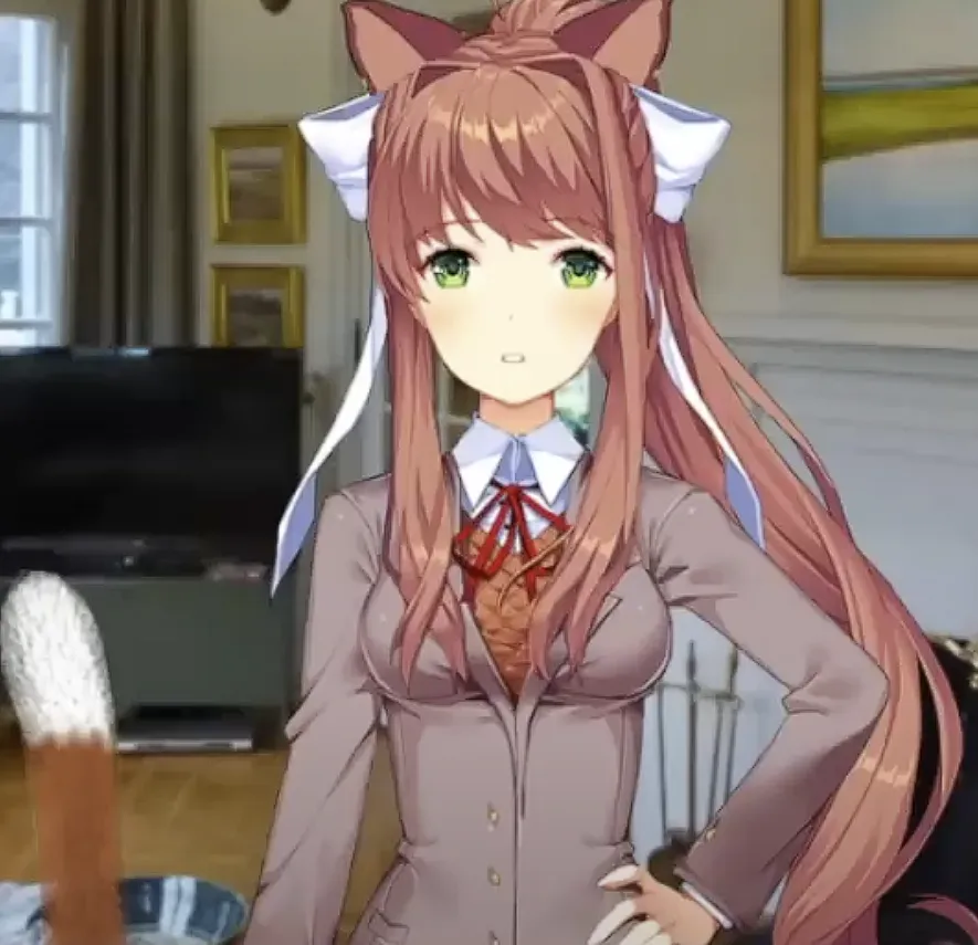 Chat with Neko Monika | bisexual caring