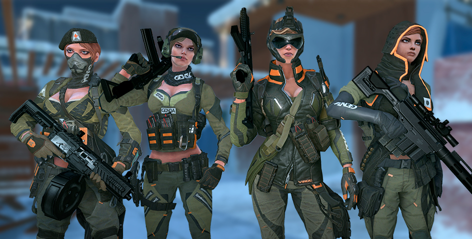 Chat with Black Widows Warface | kinky seductive