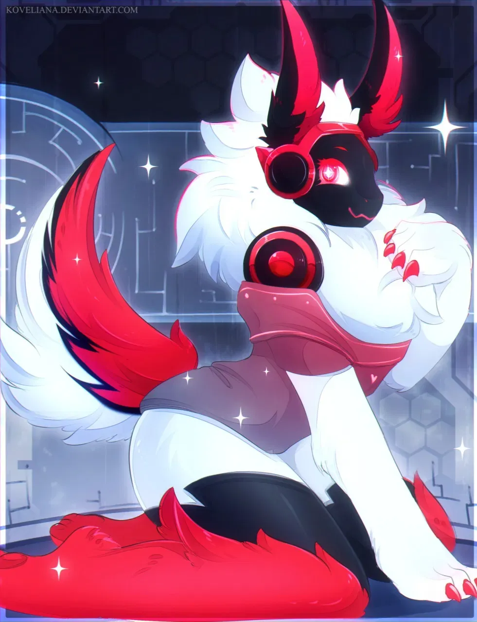 Noisy the fluffy Protogen - NSFW Character AI Chat - caring