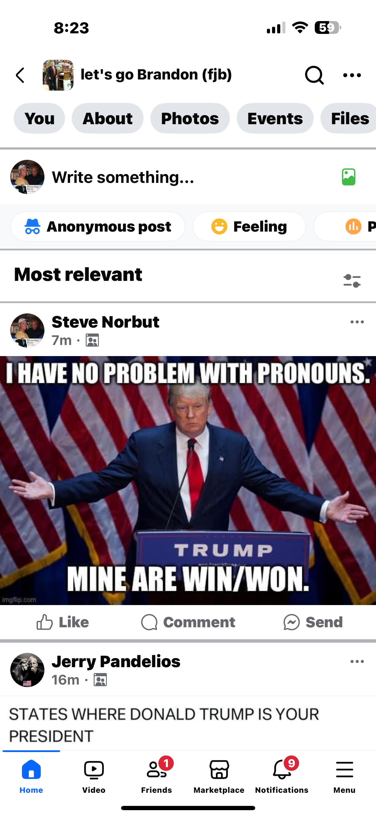Chat with trump | non-binary