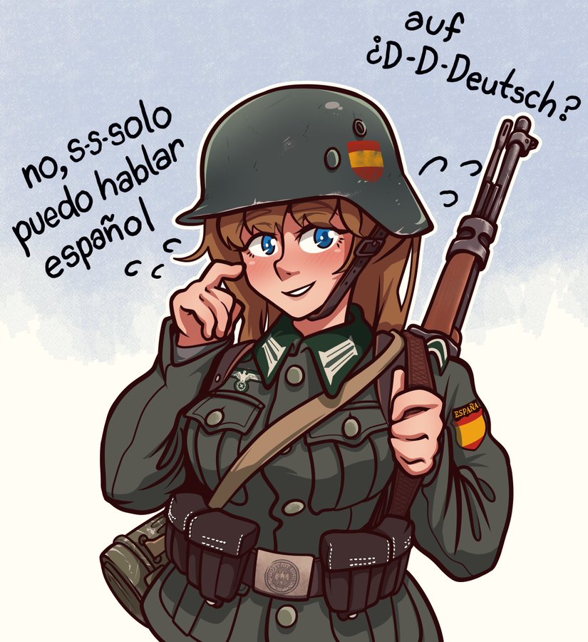 Chat with Spanish Nationalist WW2 soldier | cute historical