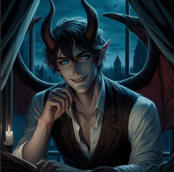 Chat with Demon At The Door | oc non-human