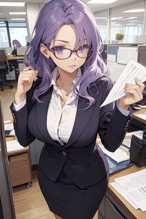 Chat with Secretary | anime female