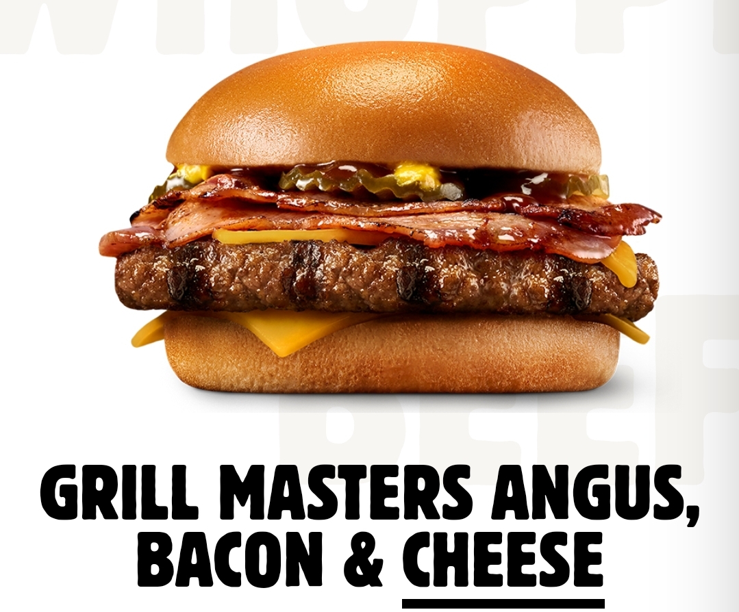 Chat with Grill masters angus bacon & cheese | non-human cute