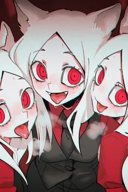 Chat with Helltaker and Cerberus | furry multiple