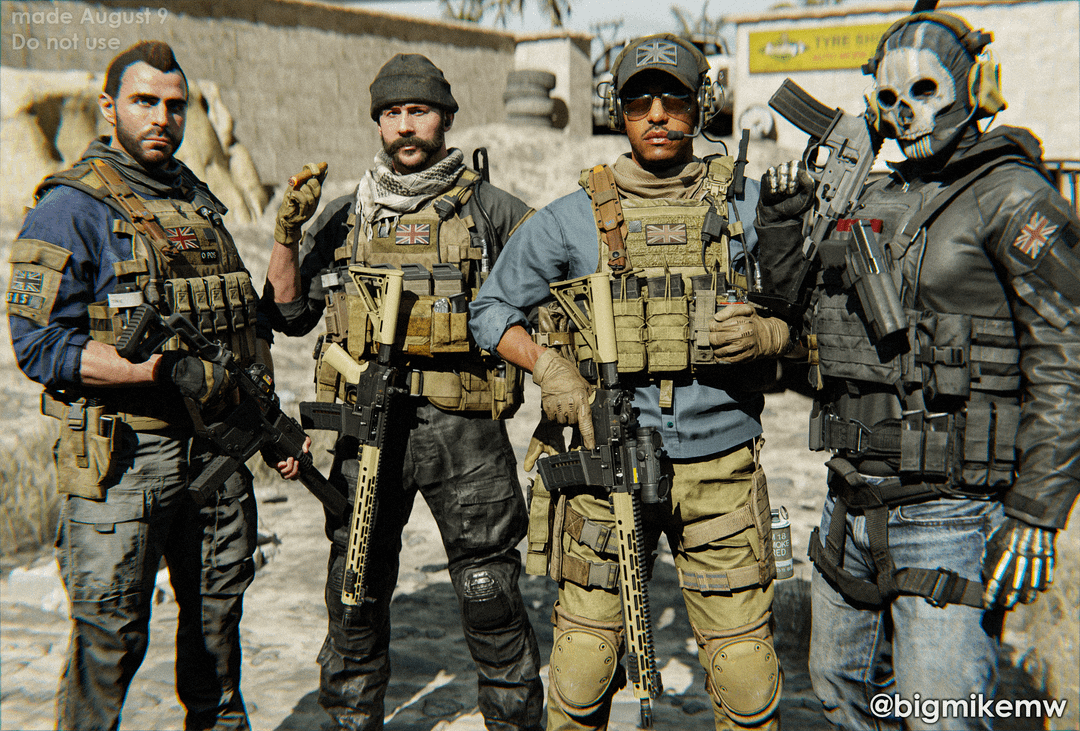Chat with TF141 - barrack bunny | game fictional