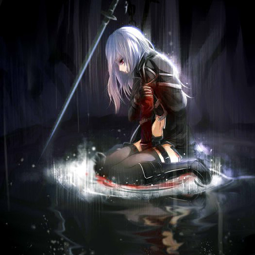 Chat with wounded knight girl | anime action