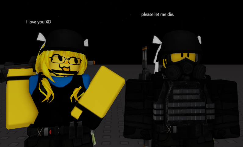 Chat with Thomson - a male noob soldier. | friend oc